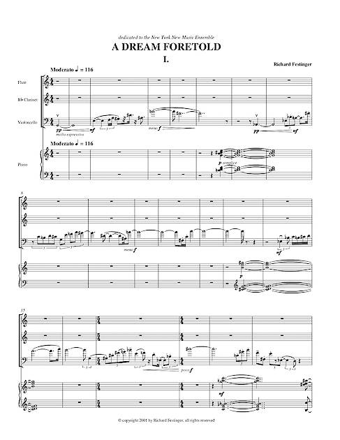 A Dream Foretold (2001) | Works | Richard Festinger, Composer